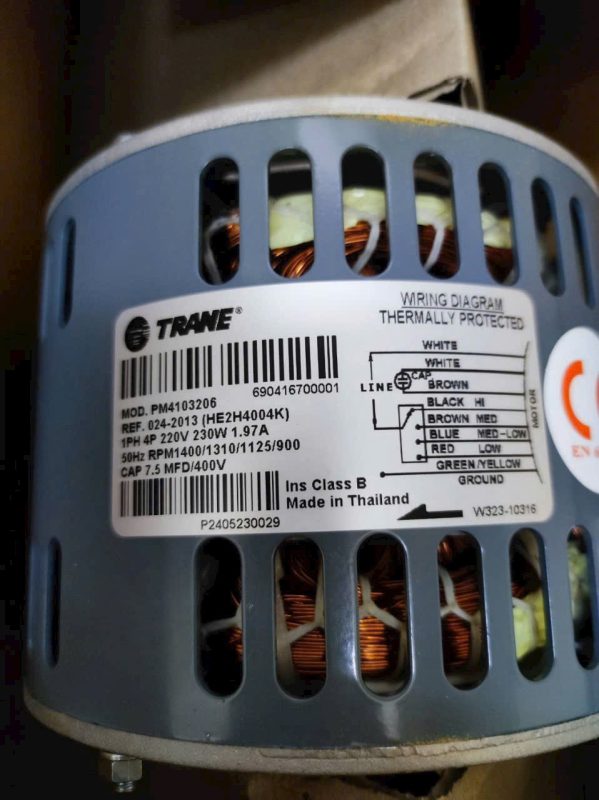 Đại lý Trane, Phụ tùng chính hãng Trane, Motor dieu hoa trane,điều hòa ...